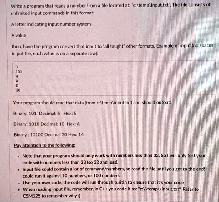 Write a program that reads a number from a file located at: "c:txt ...
