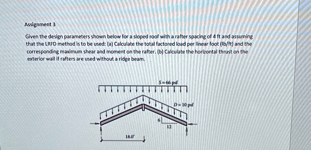 SOLVED: "Assignment 3 Given the design parameters shown below for a ...