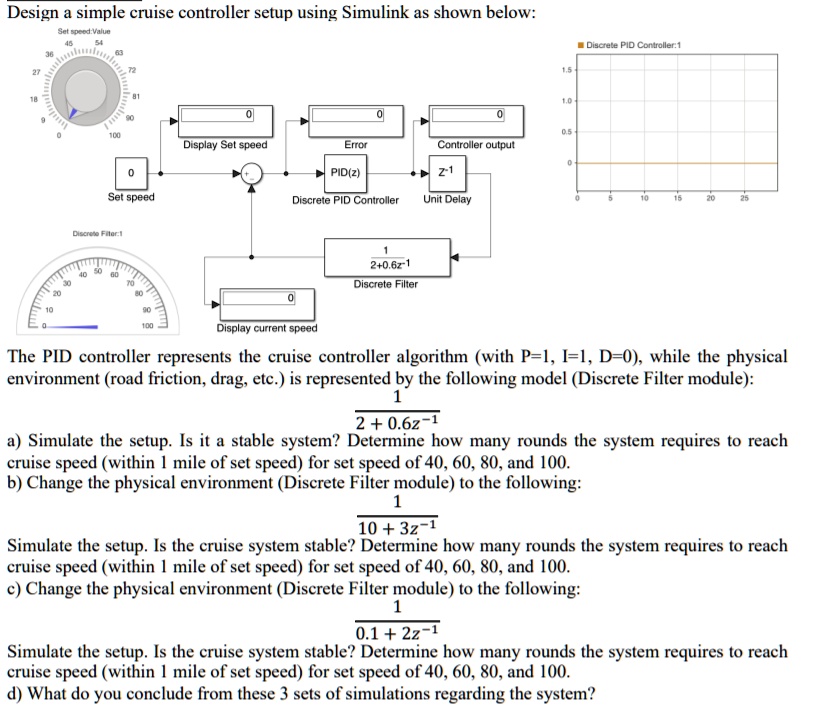 SOLVED: Please help me to do this problem. Design a simple cruise ...