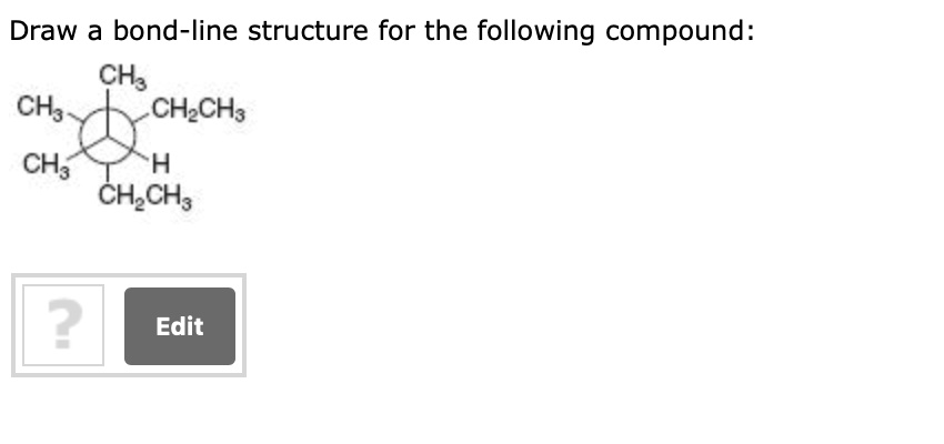 SOLVED: Draw a bond-line structure for the following compound: CHa CH ...