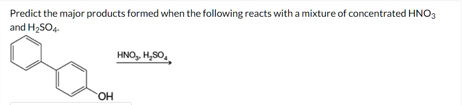 SOLVED: Predict the major products formed when the following reacts with a mixture of ...