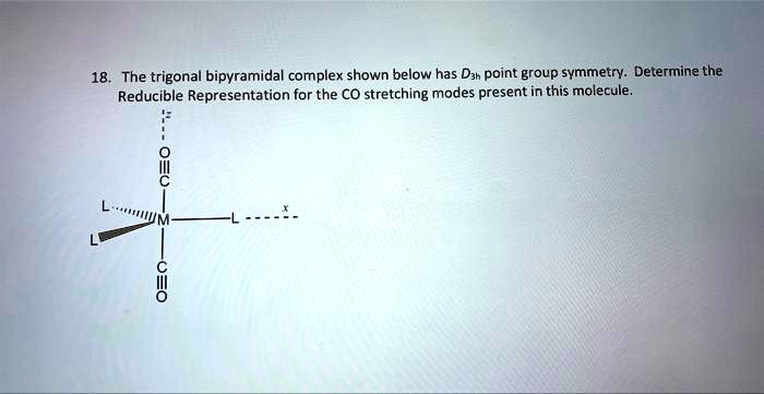 VIDEO solution: The trigonal bipyramidal complex shown below has D3h ...