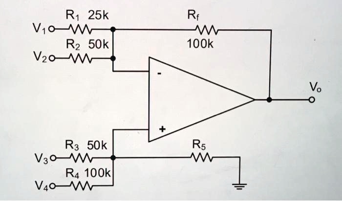 R? 25k Rf V?o R? 50k 100k V?o R? 50k V?o R? 100k V?o + R? V?
