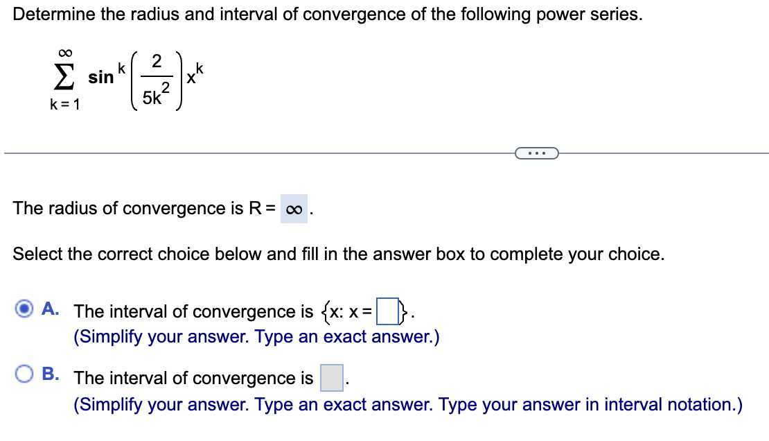 determine the radius and interval of convergence of the following power series sumk1infty ...