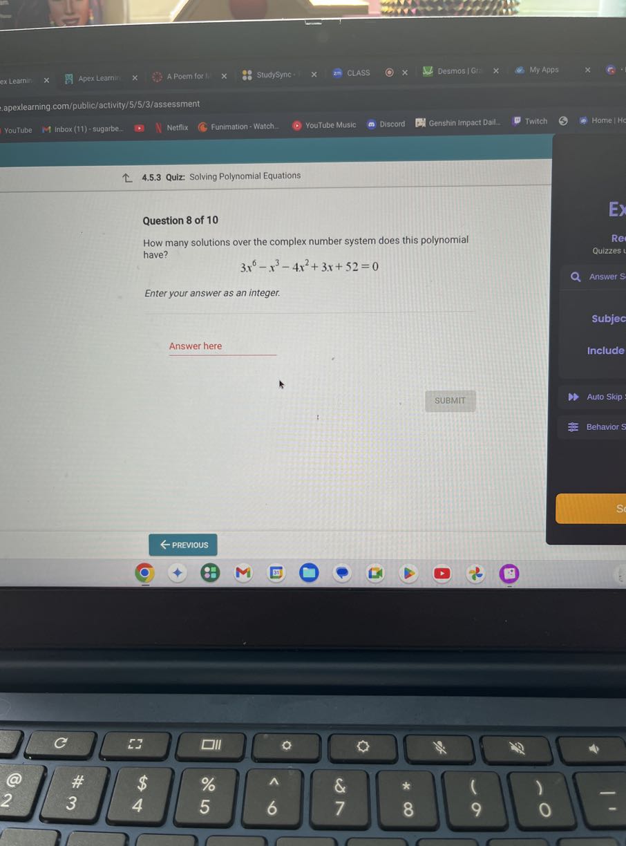 ex Learnir: Apex Learn: A Poem for: StudySync CLASS Desmos | Gr: My ...