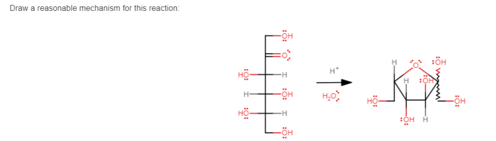 Draw a reasonable mechanism for this reaction: Draw a reasonable mechanism for this reaction: