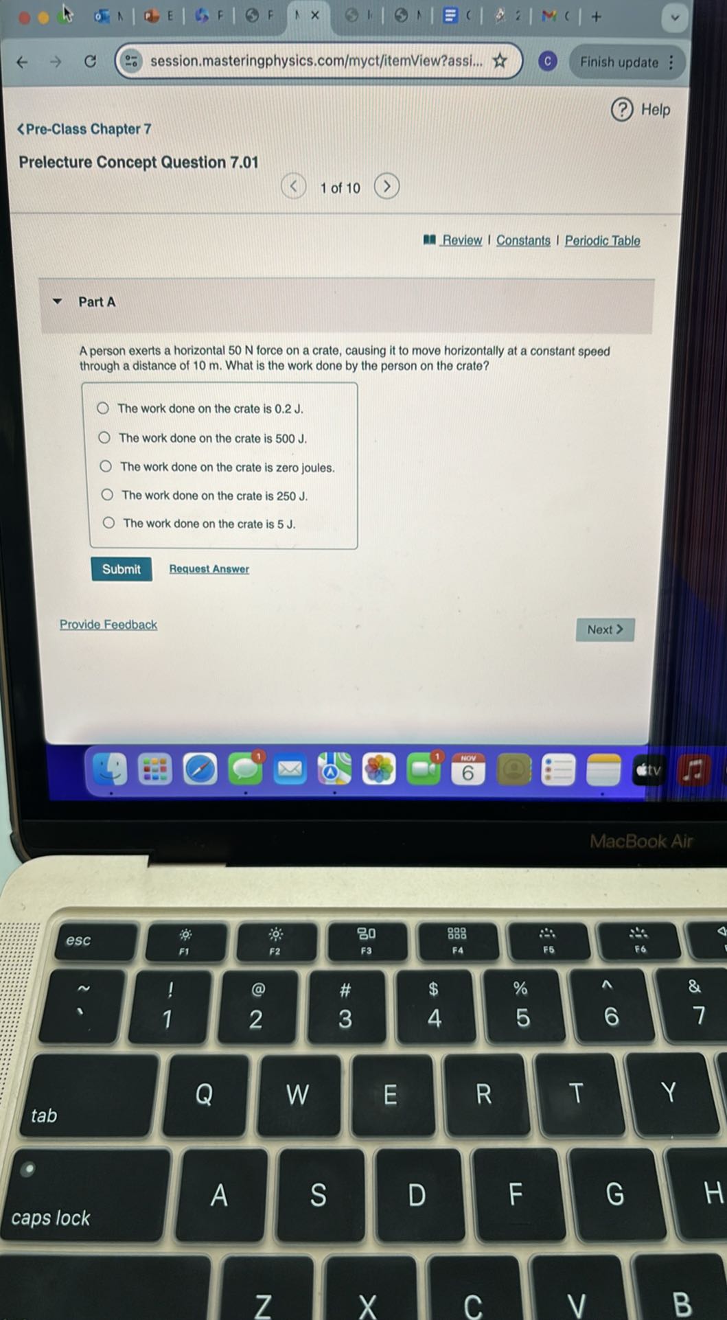 pre class chapter 7 help prelecture concept question 701 1 of 10 review ...