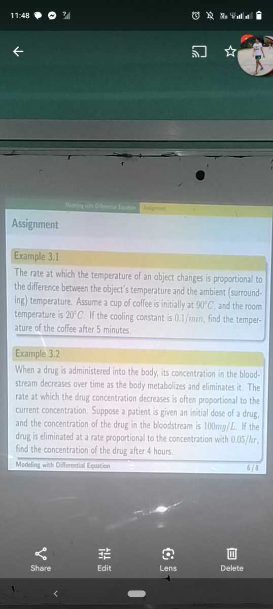 1148 4 leftarrow 1 a assignment example 31 the rate at which the temperature of an object ...