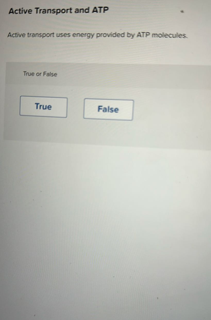 Active Transport and ATP Active transport uses energy provided by ATP ...