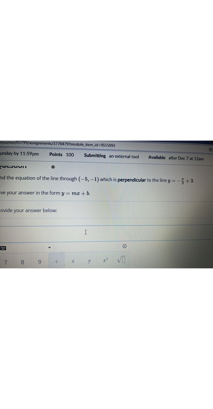 courses/83799/assignments/3778479?moduleitemid=9555093 unday by 11:59pm Points 100 Submitting an ...