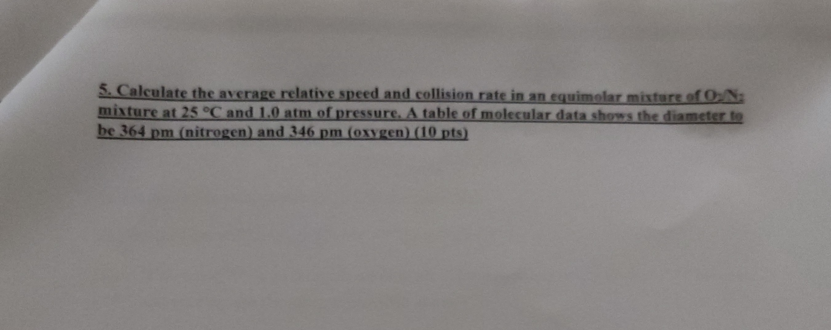 5 calculate the average relative speed and collision rate in an ...