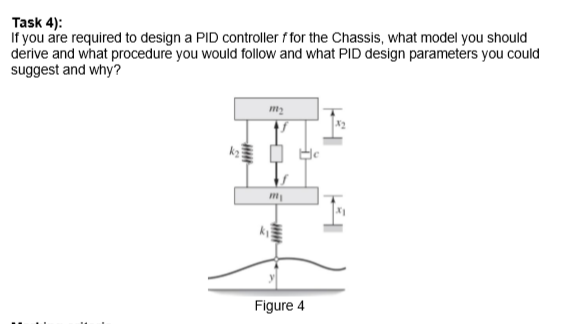 Task 4): If you are required to design a PID controller f for the Chassis, what model you should ...