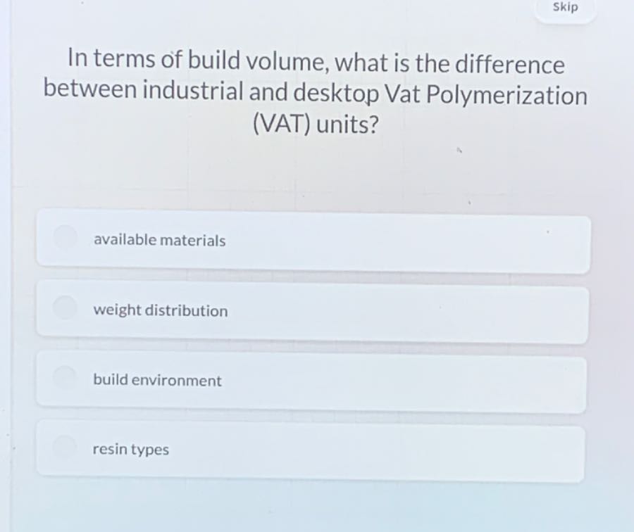 Skip In terms of build volume, what is the difference between ...