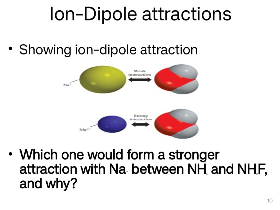 [GET ANSWER] Ion-Dipole attractions - Showing ion-dipole attraction ...