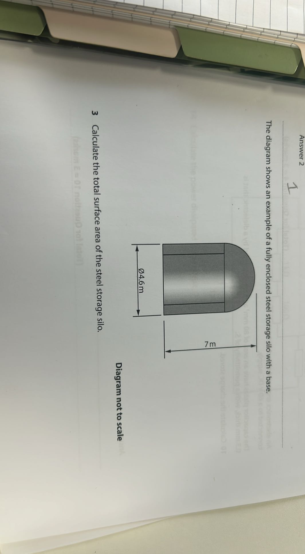 answer 2 1 the diagram shows an example of a fully enclosed steel ...