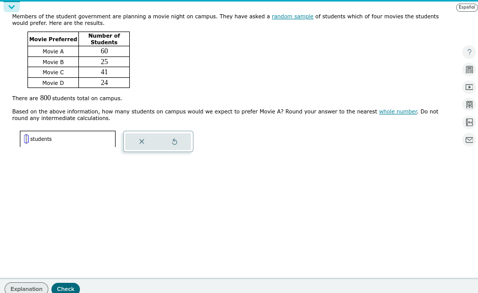 Members of the student government are planning a movie night on campus ...