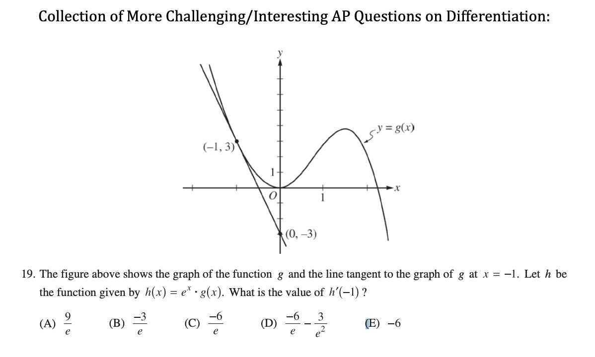 collection of more challenginginteresting ap questions on ...