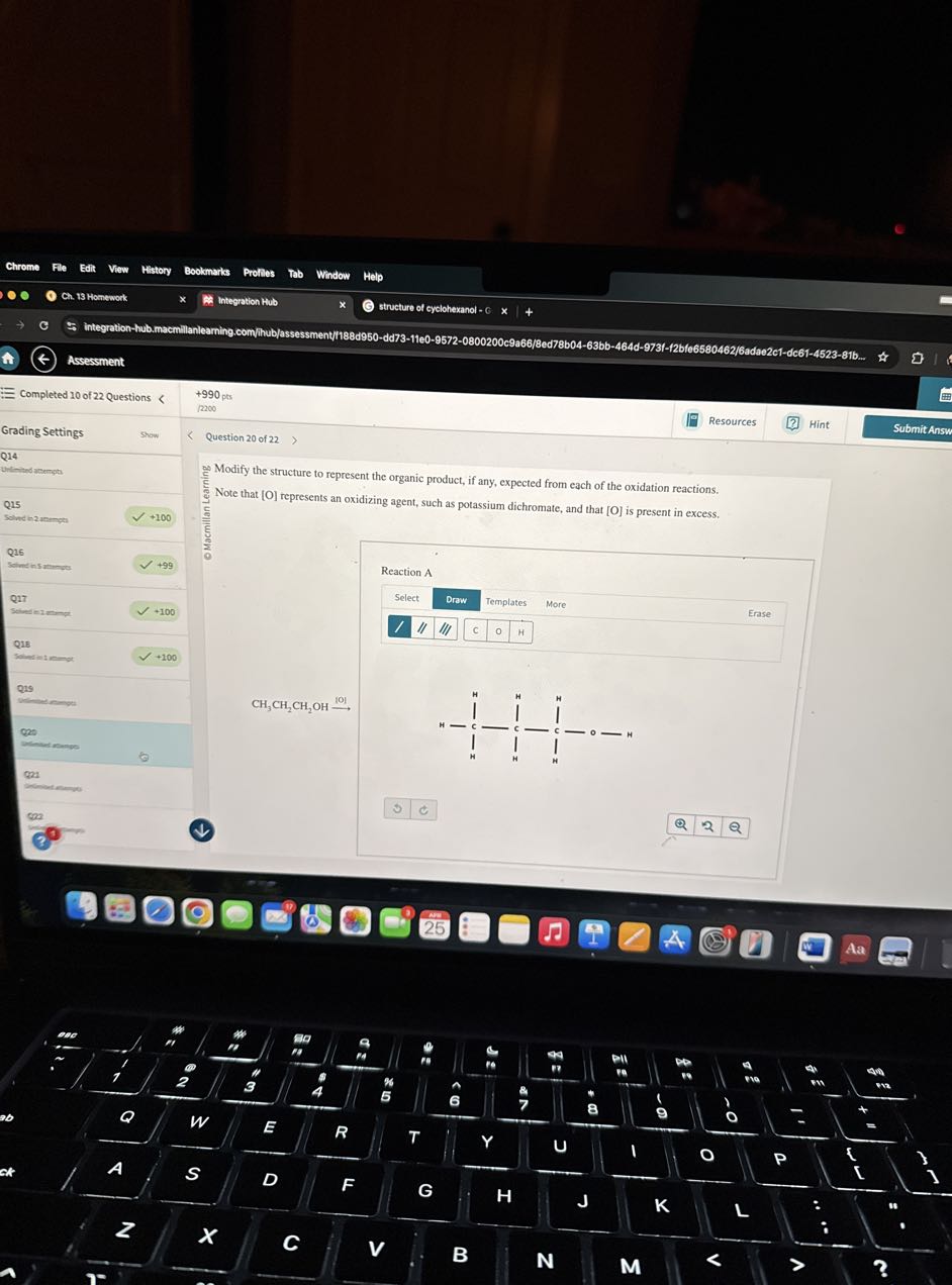 Chrome File Edit Vitw Mistory Bookmarks Profles Tab Window Help Ch. 13 ...