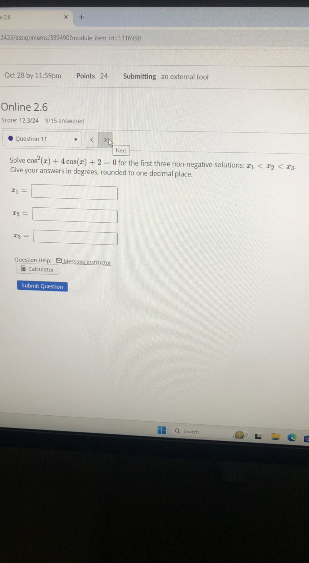 e 26 3433assignments399490moduleitemid 1316990 oct 28 by 1159pm points 24 submitting an external ...