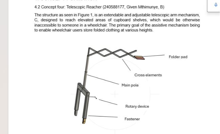 4.2 Concept four. Telescopic Reacher (240588177, Given Mthimunye, B ...