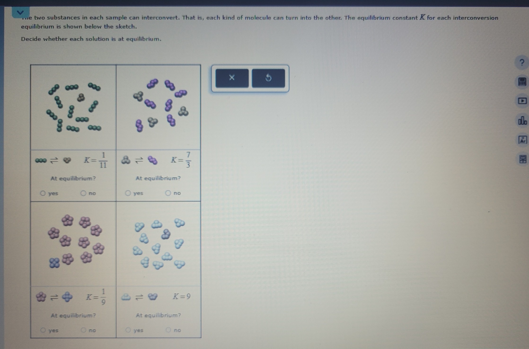 me two substances in each sample can interconvert that is each kind of ...