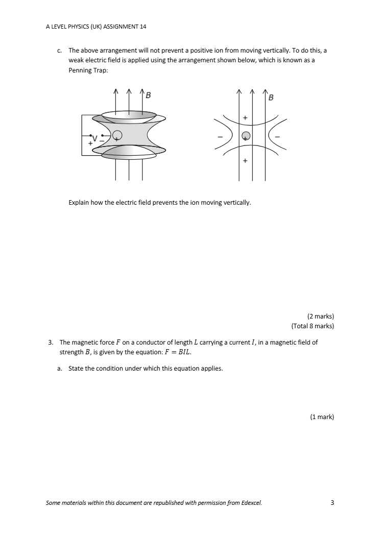 A LEVEL PHYSICS (UK) ASSIGNMENT 14 c. The above arrangement will not ...