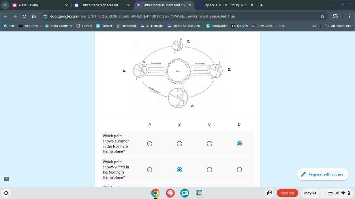 WakeiD Portal Earth's Place in Space Quiz Earth's Place in Space Quiz ...