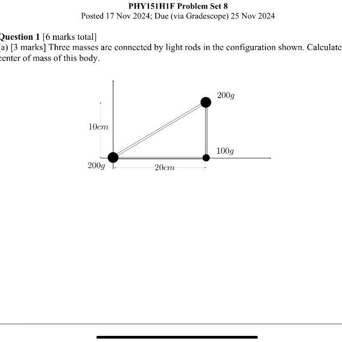 phy151h1f problem set 8 posted 17 nov 2024 due via gradescope 25 nov ... phy151h1f problem set 8 posted 17 nov 2024 due via gradescope 25 nov ...