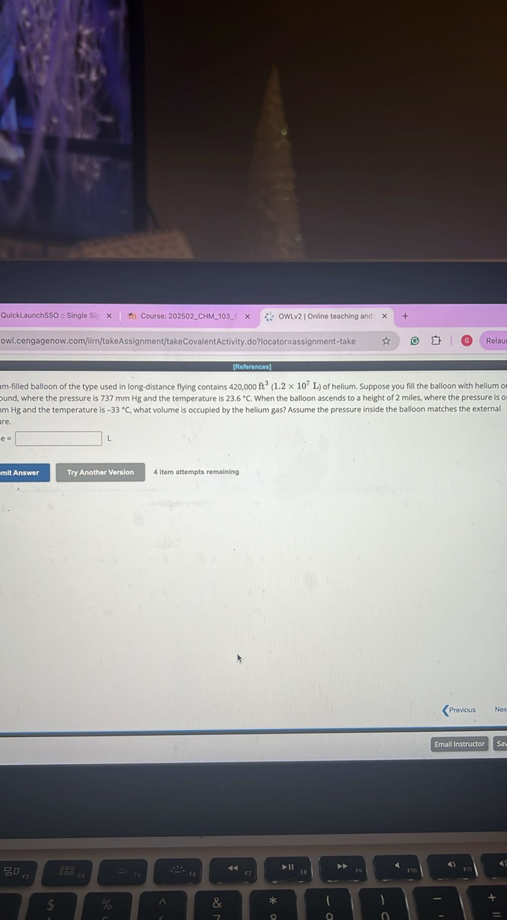 quicklaunchsso single sic course 202502chm103 owlv2 online teaching and ...