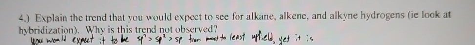 4 explain the trend that you would expect to see for alkane alkene and ... 4 explain the trend that you would expect to see for alkane alkene and ...
