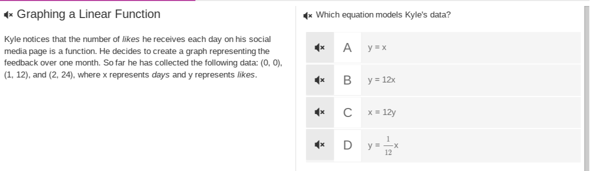 SOLVED: Graphing a Linear Function Kyle notices that the number of ...