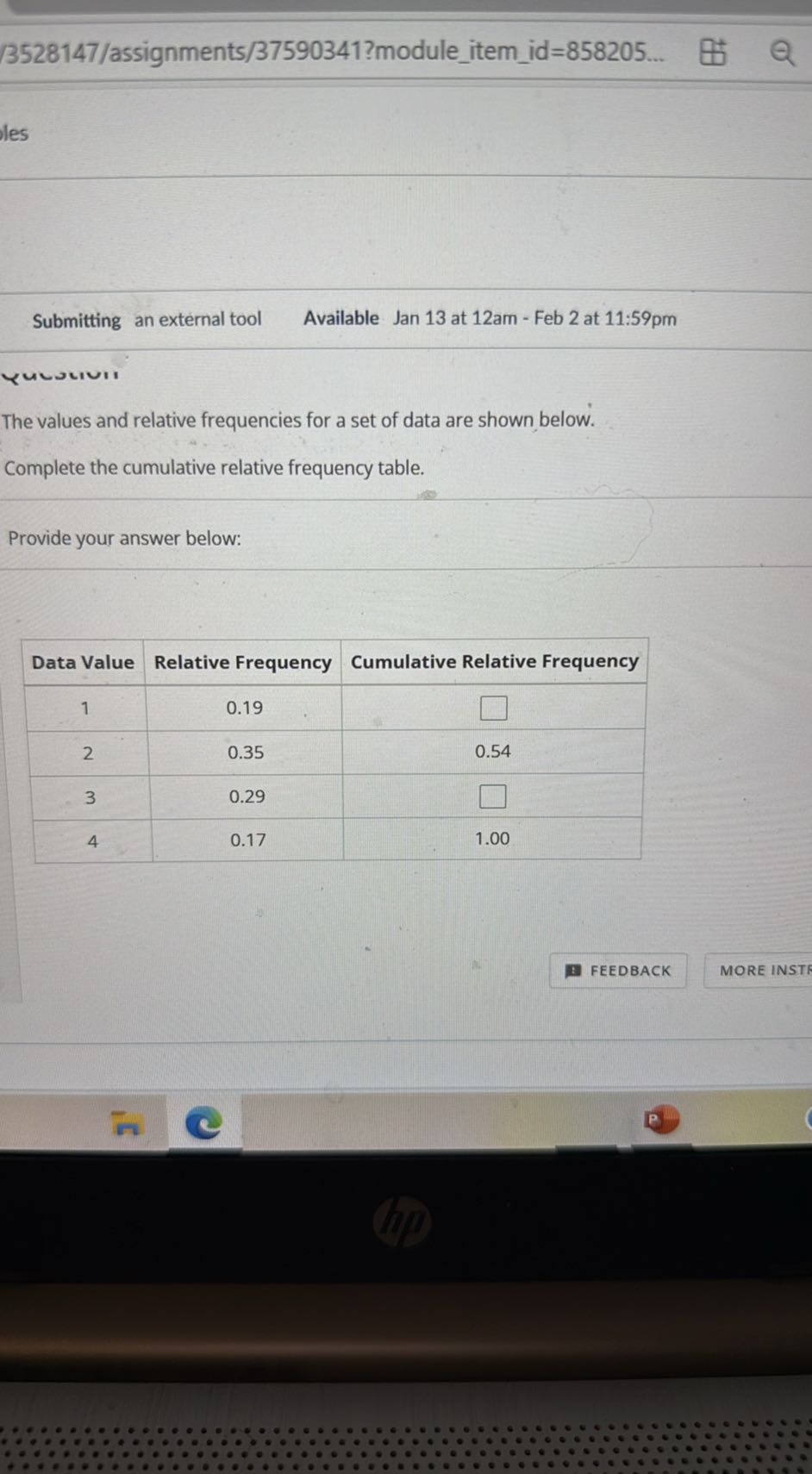 B528147/assignments/37590341?moduleitemid= =858205 … Submitting an external tool Available Jan ...