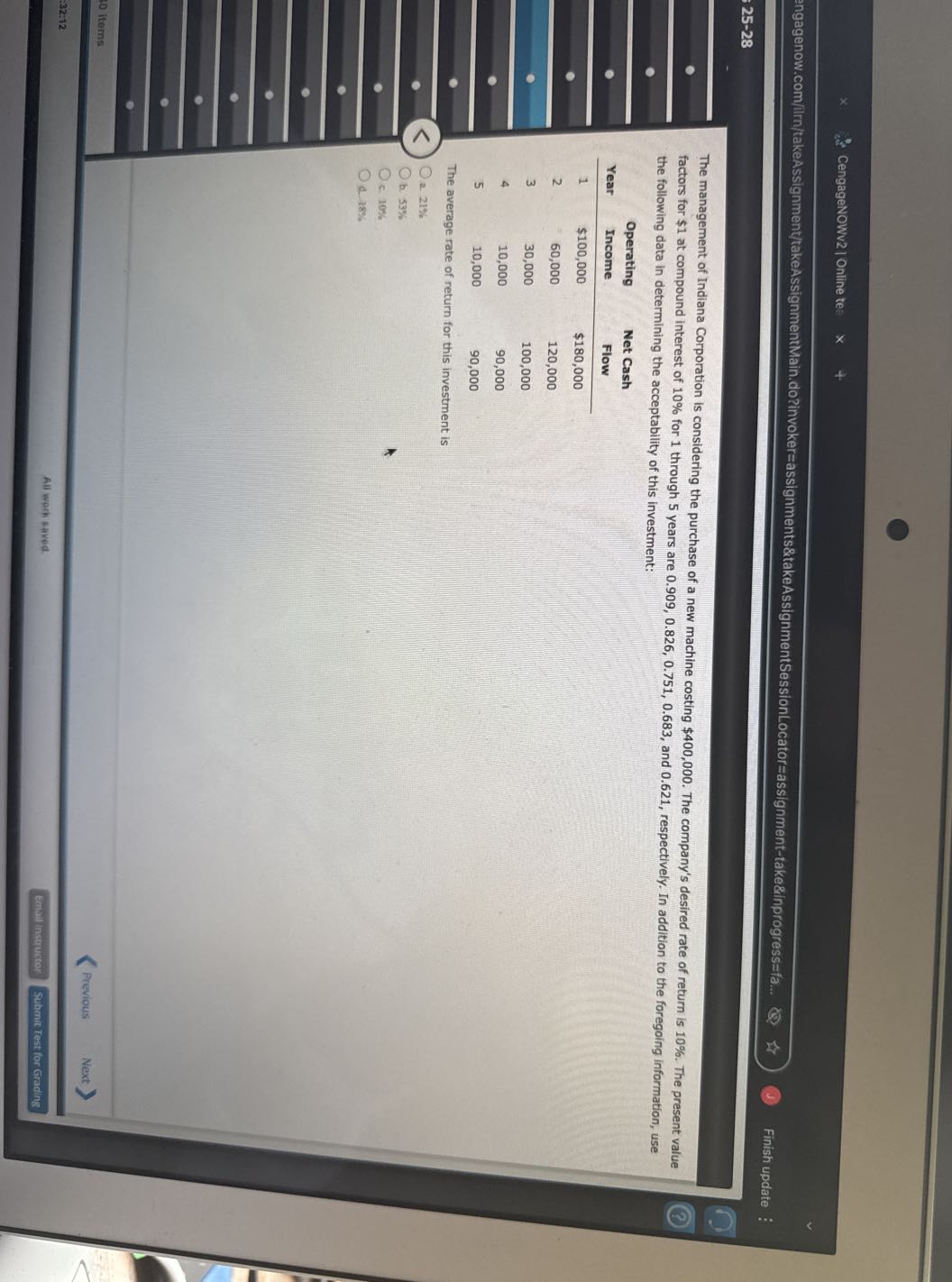 Cengagenowv 1 Online tea engagenow.com/ilm/takeAssignment ...