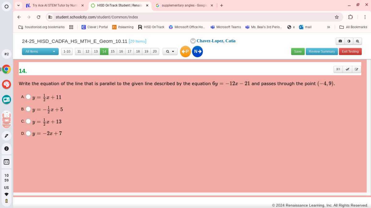 N. Try Ace Al STEM Tutor by Num HISD OnTrack Student / Renais ...