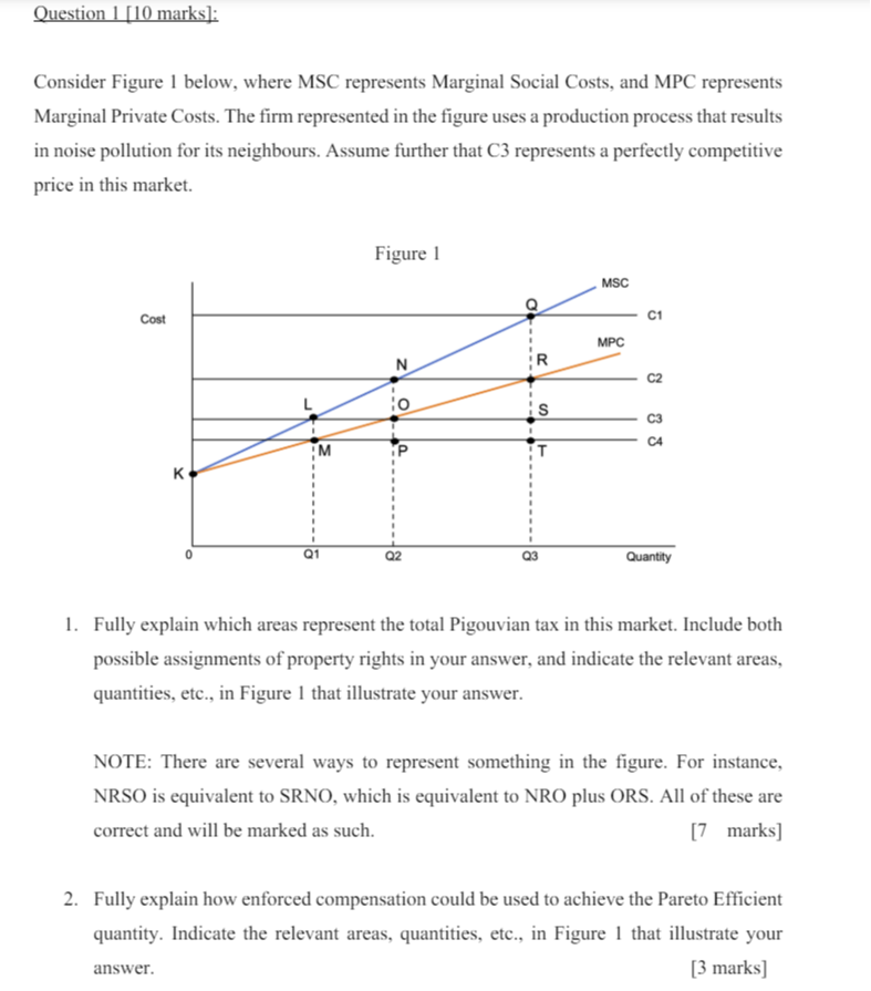 question 1 10 marks consider figure 1 below where msc represents ... question 1 10 marks consider figure 1 below where msc represents ...