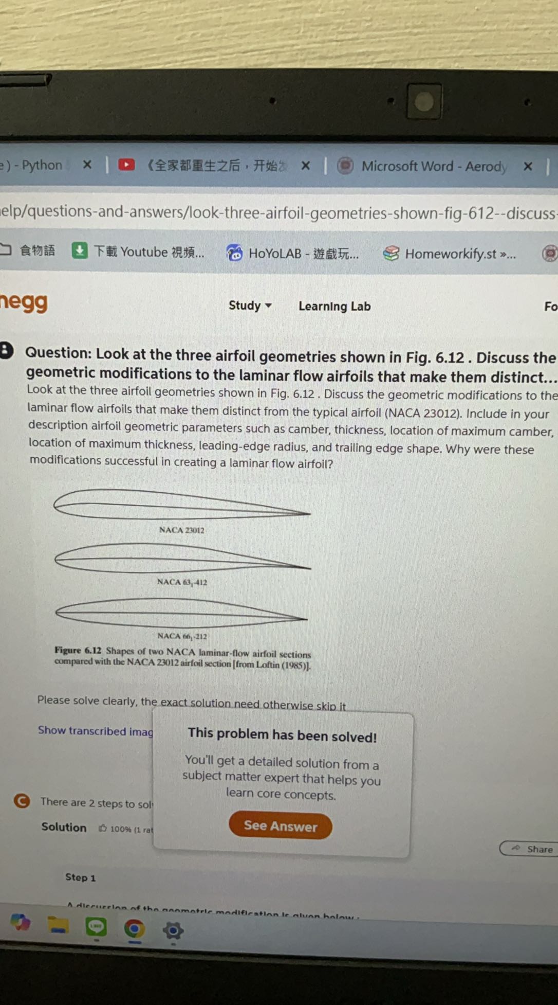 ?Python ??????????? Microsoft Word?Aerody elp?questions?and?answers?look?three?airfoil ...