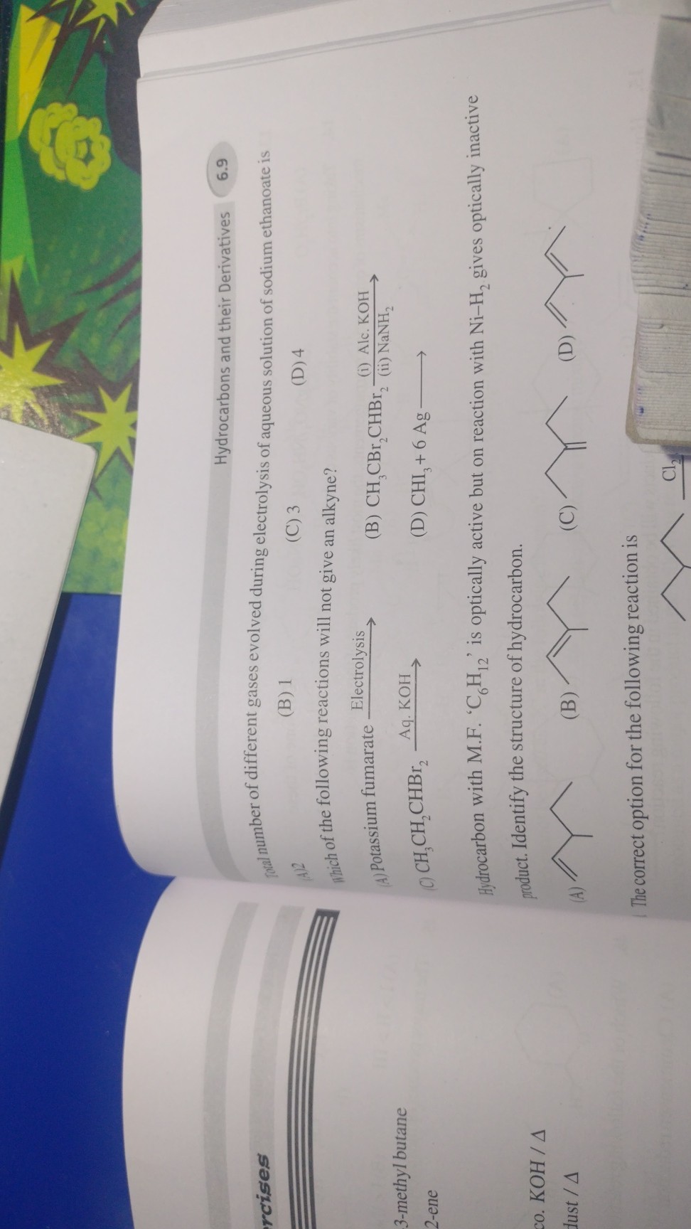 Hydrocarbons and their Derivatives 6.9 rcises pral number of different ...