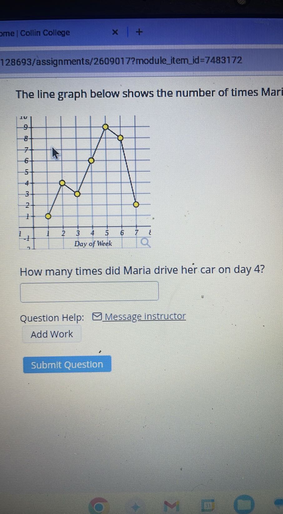 [GET ANSWER] ome Collin College 128693/assignments/2609017?moduleitemid=7483172 The line graph ...