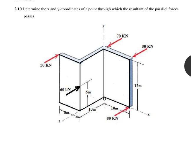 2.10 Determine the x and y -coordinates of a point through which the ...