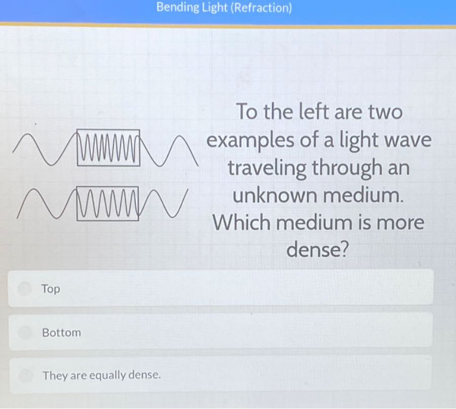 bending light refraction to the left are two examples of a light wave ...
