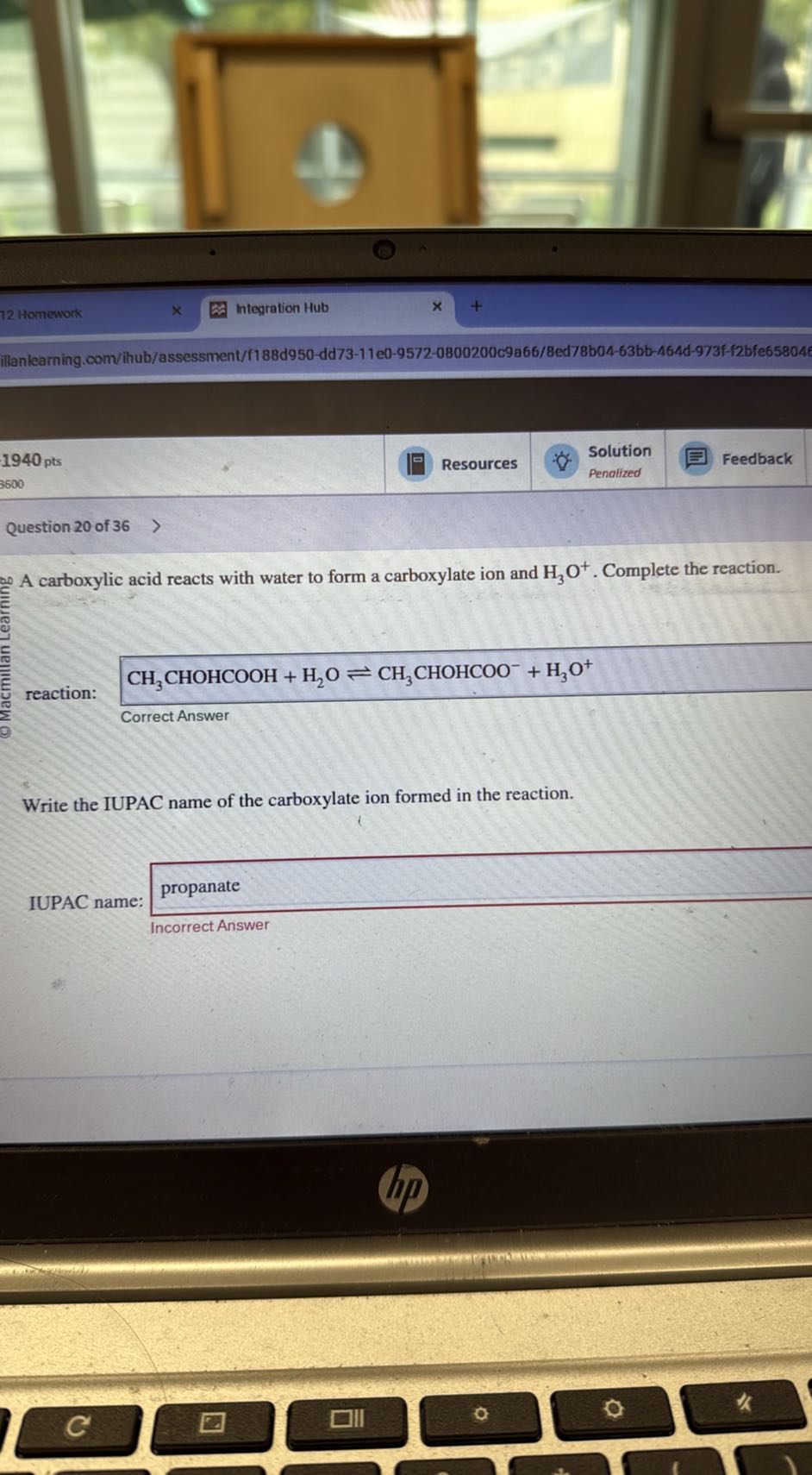 12 Homework Integration Hub illanlearning.com/ihub/assessment/f188d950-dd73-11e0-9572 ...