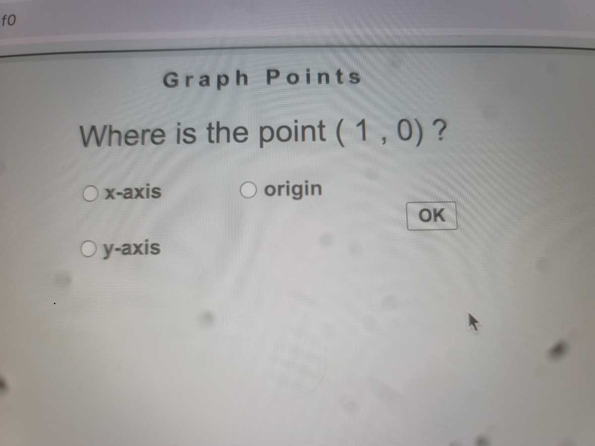 graph points where is the point 10 x axis origin y axis