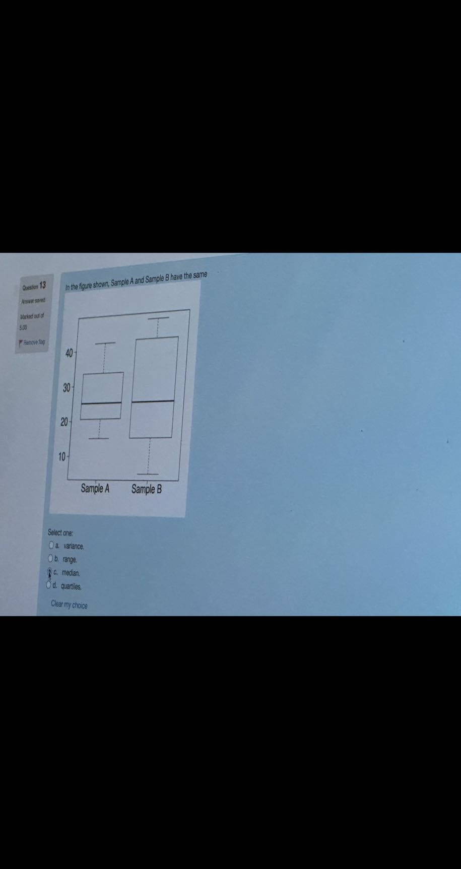 anston 13 In the figure shown, Sample A and Sample B have the same Avw ...