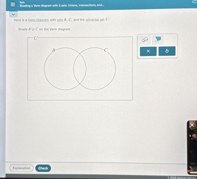 Sets Shading o Venn diagram with 2 setts: Unions, Intersections, and ...
