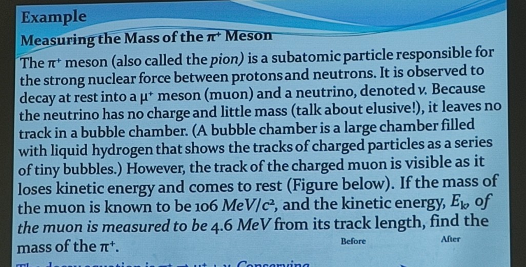 example measuring the mass of the pi meson the pi meson also called the ...