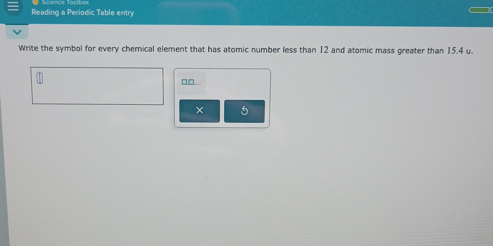 science toolibox reading a periodic table entry write the symbol for ...