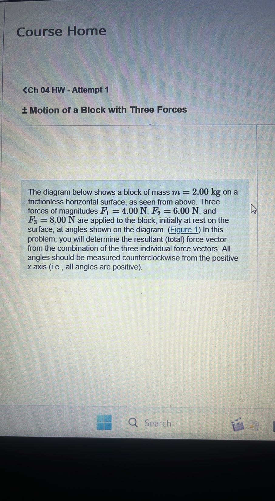 [GET ANSWER] Course Home