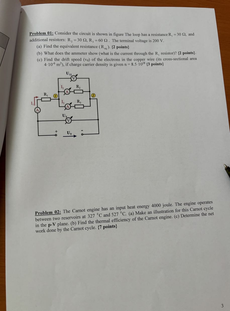Problem 01: Consider the circuit is shown in figure The loop has a ...