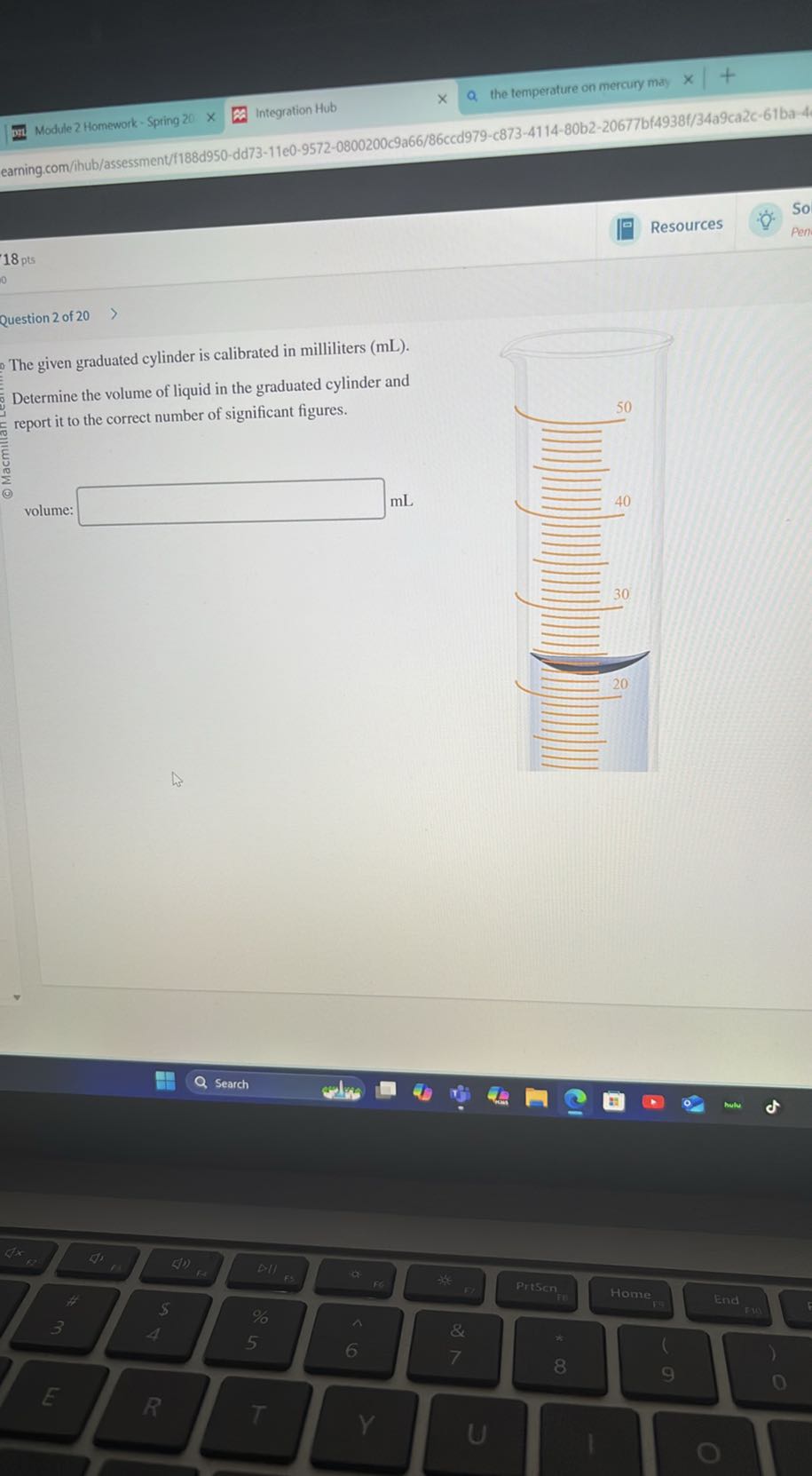 Module 2 Homework - Spring 20 Integration Hub the temperature on ...
