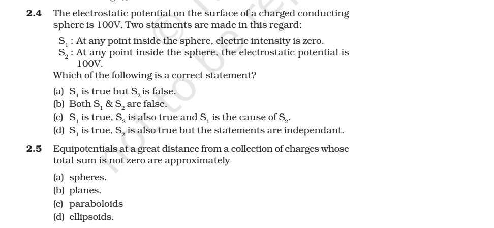 2.4 The electrostatic potential on the surface of a charged conducting ...